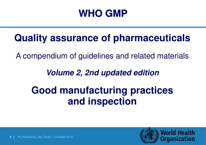PPT - Good Manufacturing Practices Purpose and Principles of GMP ...