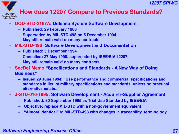 PPT - An Introduction to IEEE/EIA 12207 PowerPoint Presentation - ID:288161
