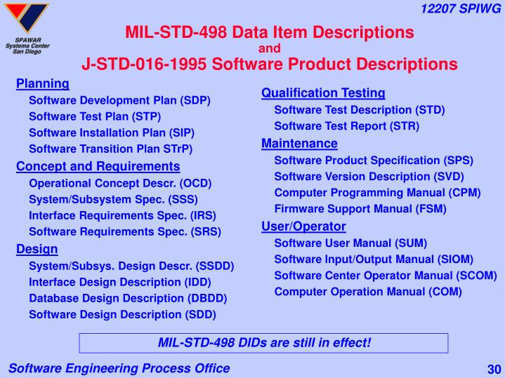 PPT - An Introduction to IEEE/EIA 12207 PowerPoint Presentation - ID:288161