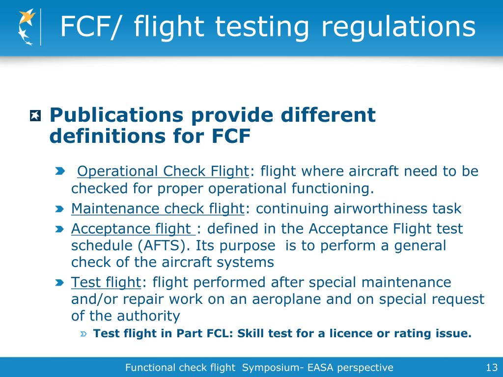PPT - Functional Check Flight Symposium Vancouver , 8 February 2011 FCF ...