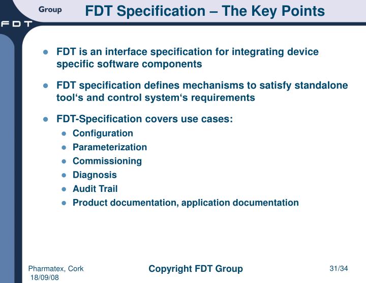 PPT - FDT Technology - IEC 62453 / ISA SP103 Standardized Communication ...
