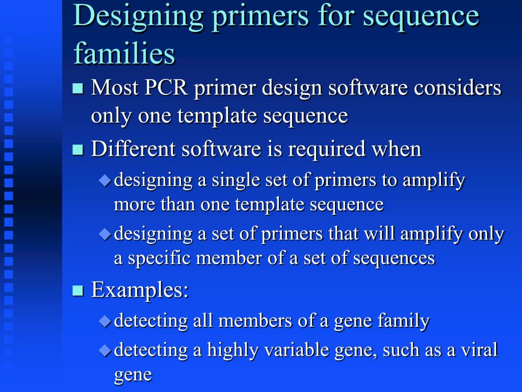 PPT - Computational Biology, Part 5 PCR Primer Design & Basic ...