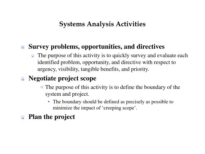 PPT - What is System Analysis? PowerPoint Presentation - ID:288932