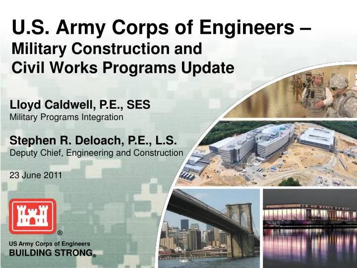 PPT - U.S. Army Corps of Engineers – Military Construction and Civil ...