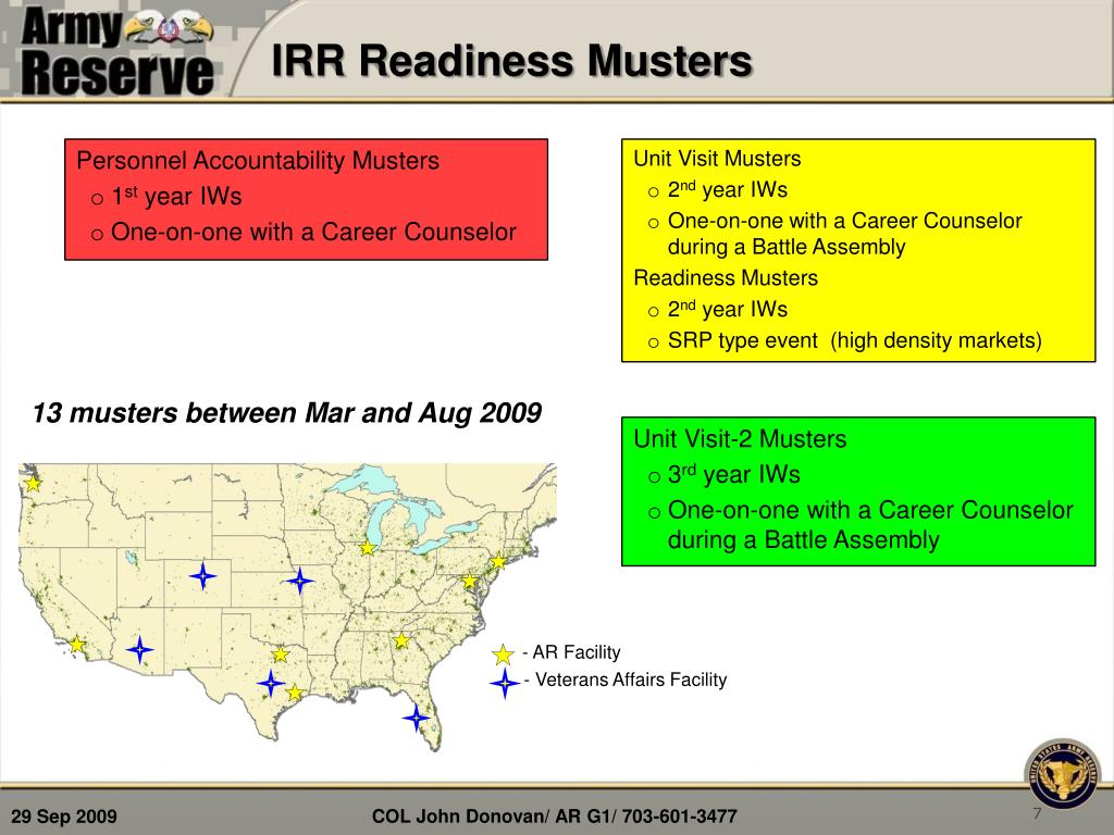 PPT - Senior Army Reserve Commander’s Association October 2009 COL John ...