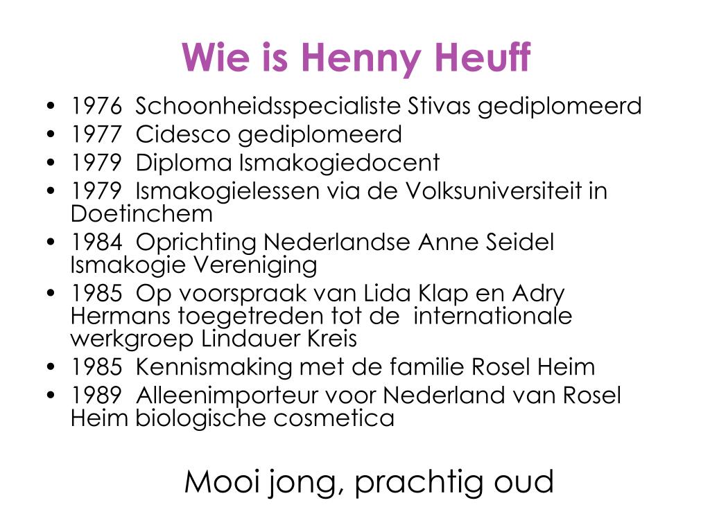 PPT - De dode hoornlaag met respect behandelen want zij leeft ...