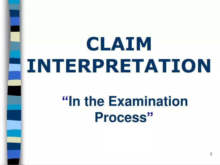 PPT - “ In the Examination Process ” PowerPoint Presentation, free ...