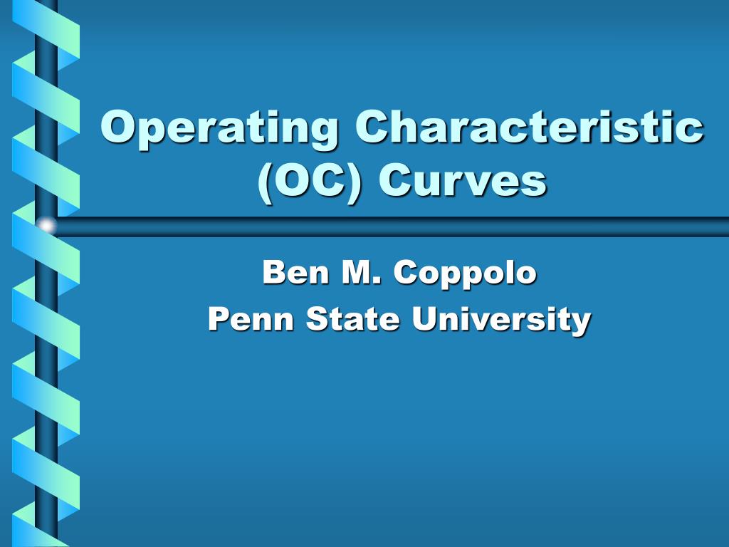 Ppt Operating Characteristic Oc Curves Powerpoint Presentation