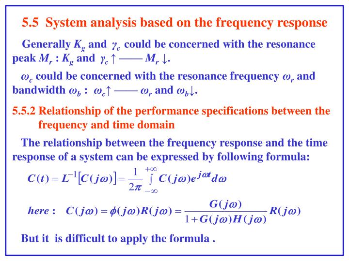 PPT - Chapter 5 Frequency Response Method PowerPoint Presentation - ID ...