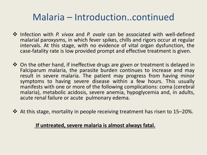 PPT - Malaria Case Management PowerPoint Presentation - ID:290776