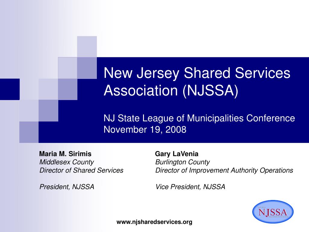 PPT - New Jersey Shared Services Association (NJSSA) NJ State League of ...