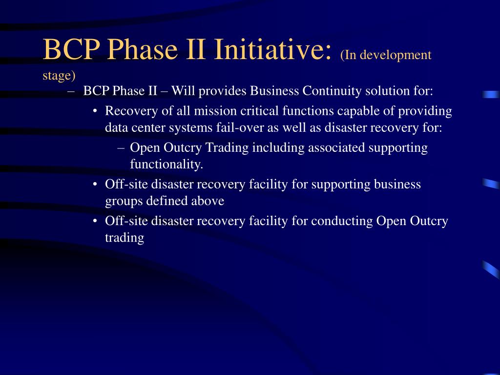 PPT - Business Continuity & Disaster Recovery Planning at The Chicago ...