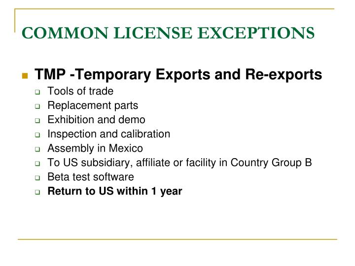 PPT - EXPORT ADMINISTRATION REGULATIONS (EAR) CLASSIFICATION PROCESS ...