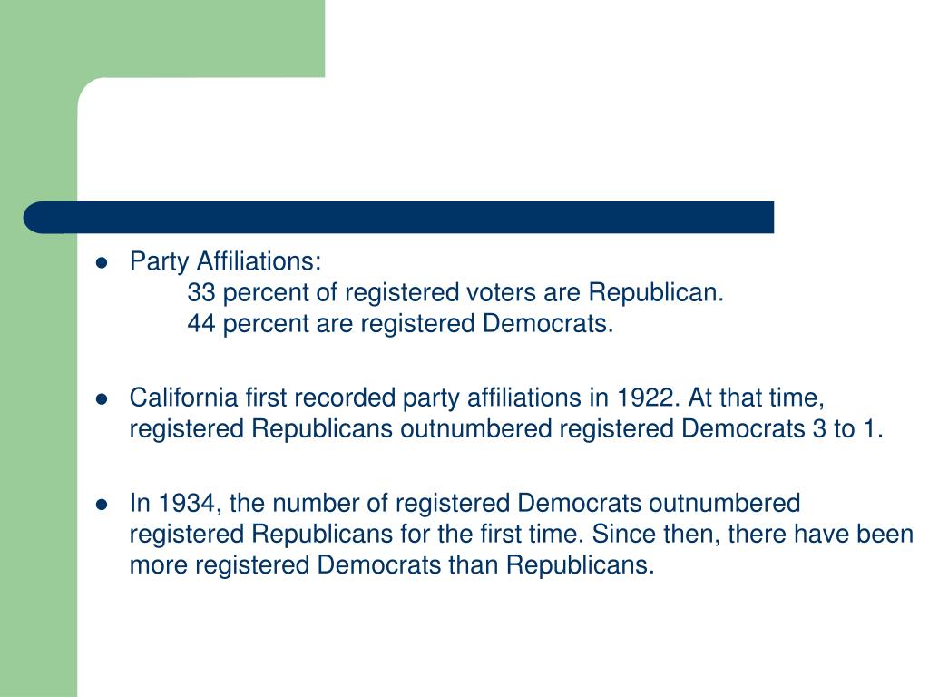 PPT - California Government – Part I PowerPoint Presentation, free ...