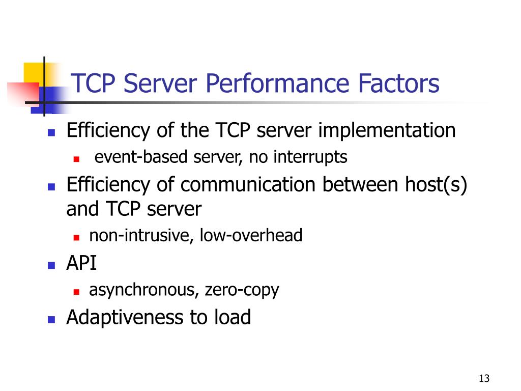 Ppt Tcp Servers Offloading Tcpip Processing In Internet Servers Powerpoint Presentation Id