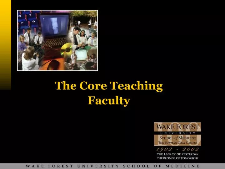 PPT - The Core Teaching Faculty PowerPoint Presentation, free download ...