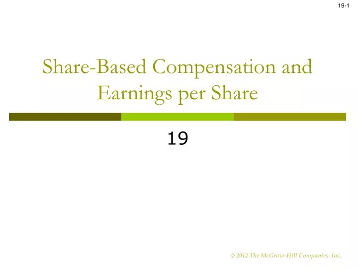 PPT - Share-Based Compensation and Earnings per Share PowerPoint ...