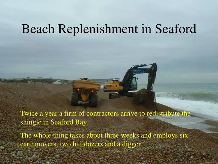PPT - Beach Replenishment in Seaford PowerPoint Presentation, free ...