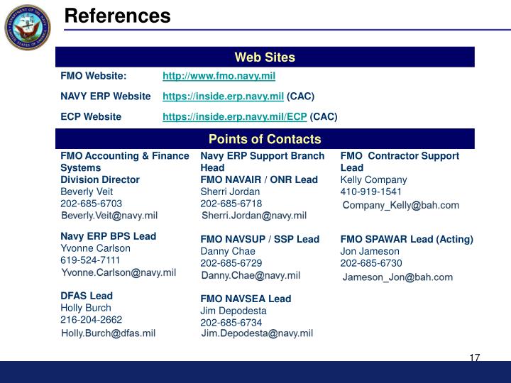 PPT - Above and Beyond Building on the Foundation of Navy ERP ...