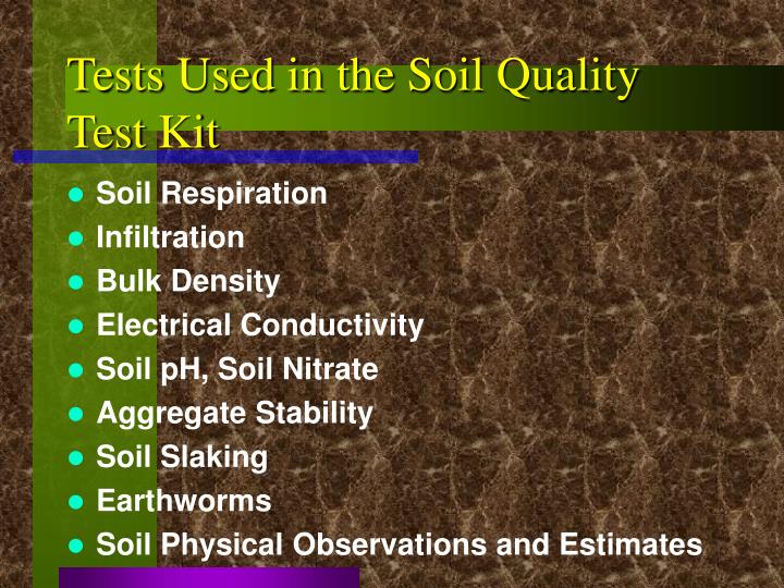PPT - Soil Quality Test Kit PowerPoint Presentation - ID:294023