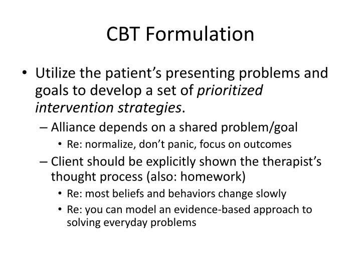 PPT - Cognitive-Behavioral Therapy for Psychosis PowerPoint ...