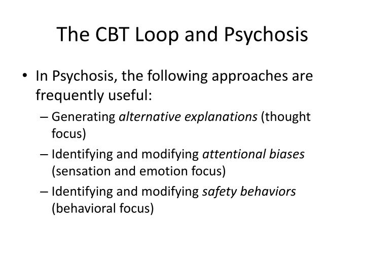 PPT - Cognitive-Behavioral Therapy for Psychosis PowerPoint ...