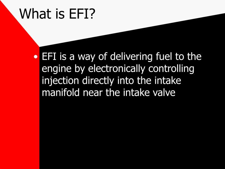 PPT - Sensors used in EFI (Electronic Fuel Injection) PowerPoint ...