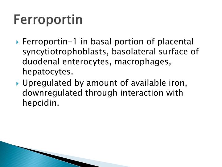 PPT - Iron regulation and metabolism PowerPoint Presentation - ID:295289