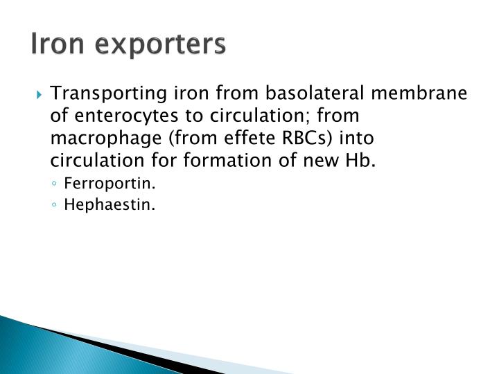 PPT - Iron regulation and metabolism PowerPoint Presentation - ID:295289