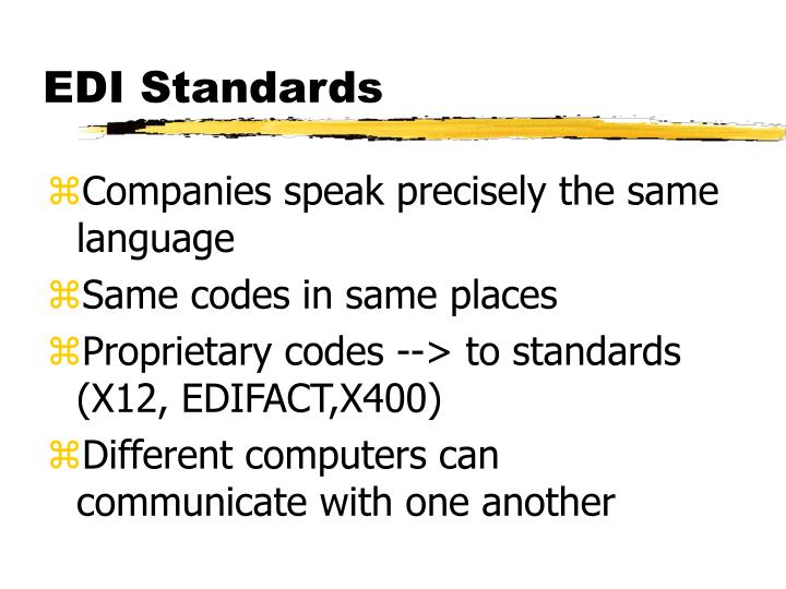 PPT - Electronic Data Interchange (EDI) and SCM PowerPoint Presentation ...