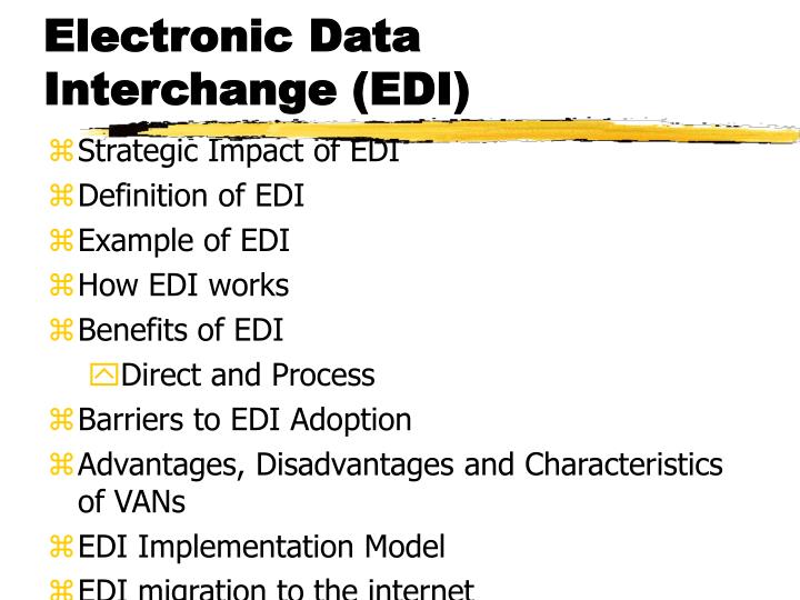 PPT - Electronic Data Interchange (EDI) and SCM PowerPoint Presentation ...