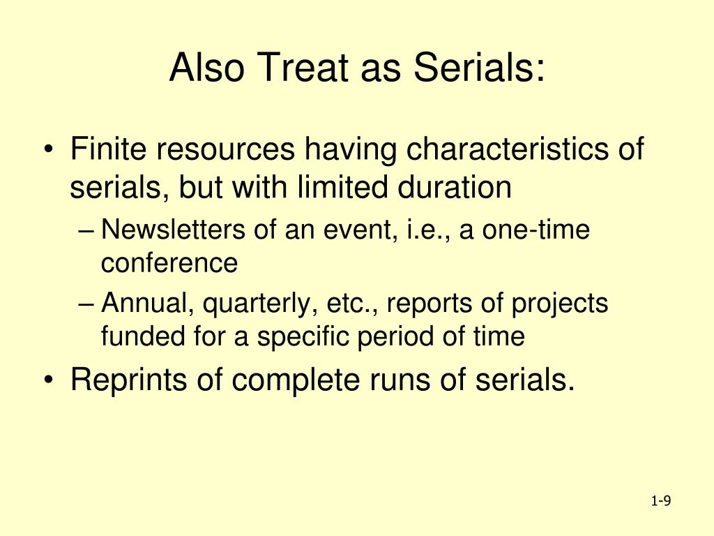 PPT - Advanced Serials Cataloging Workshop PowerPoint Presentation ...