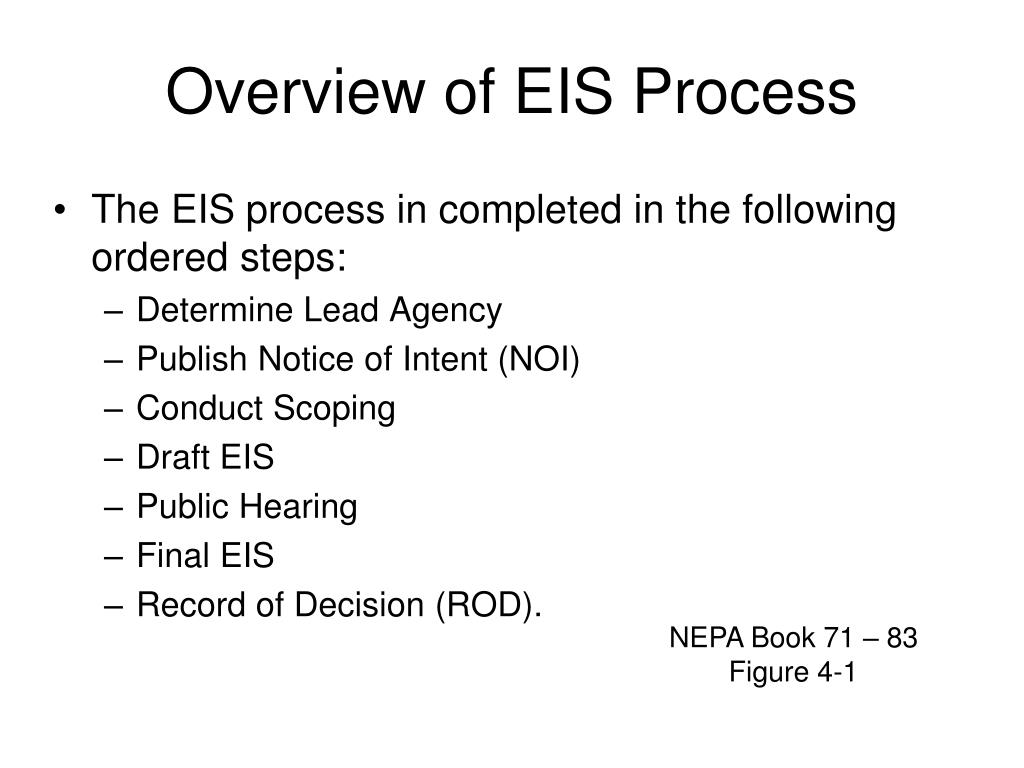 PPT - Alternatives Analysis Contents of an EIS January 24, 2011 TEST ...