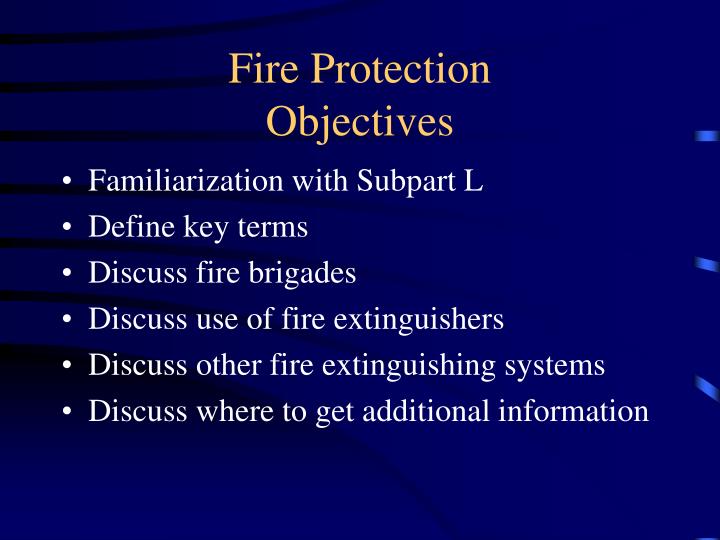 PPT - Fire Protection PowerPoint Presentation - ID:296942