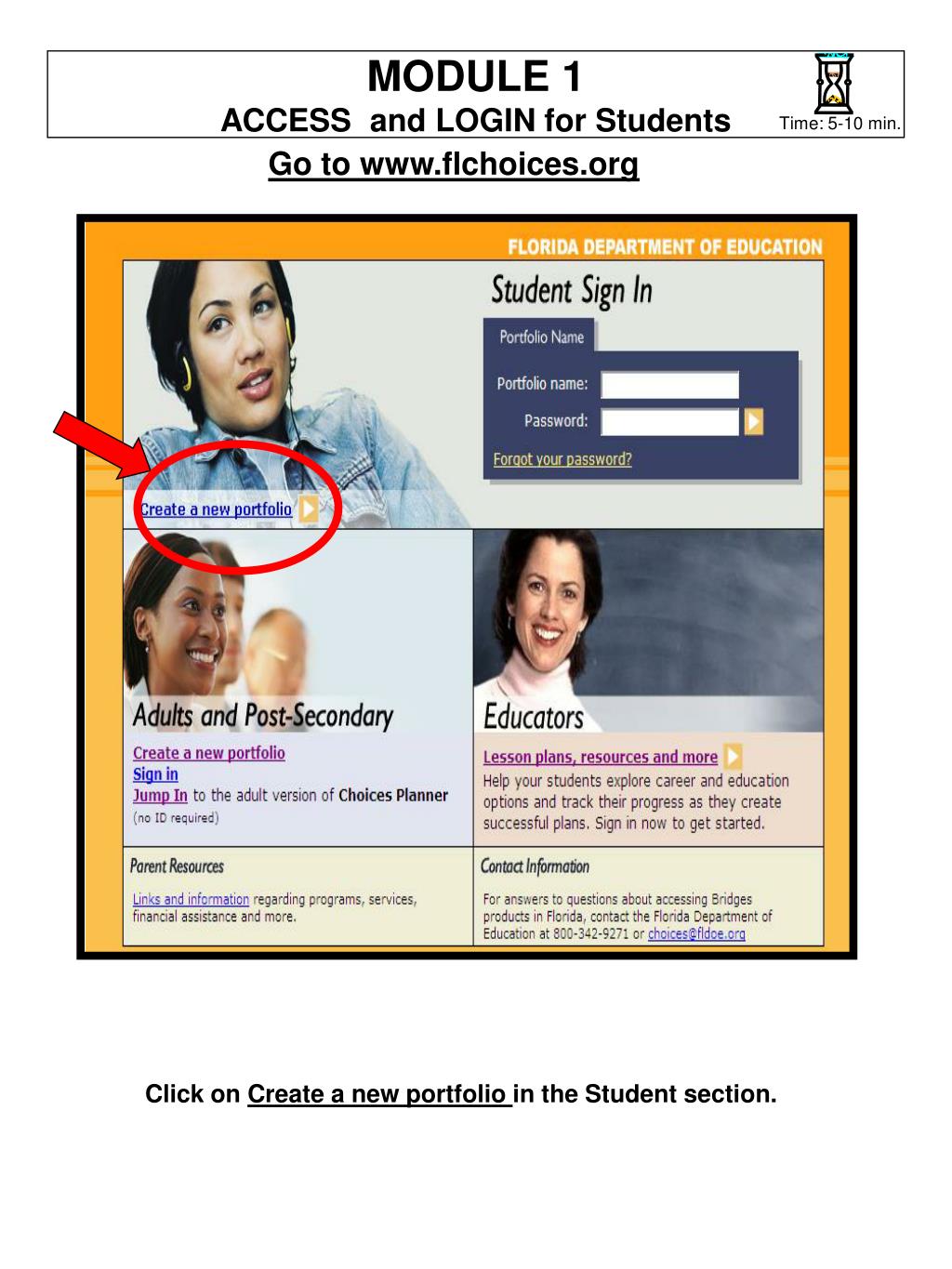 PPT - FLORIDA CHOICES PLANNER RESOURCE MANUAL for Eighth Grade Students ...