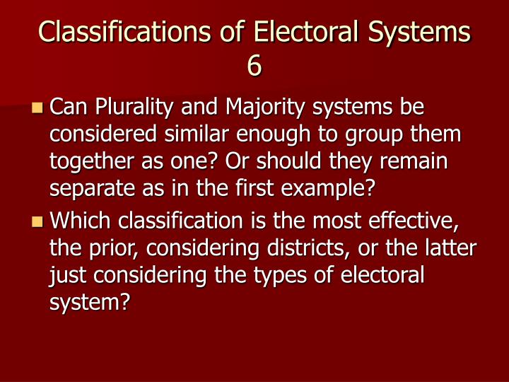 PPT - Electoral Systems PowerPoint Presentation - ID:297948