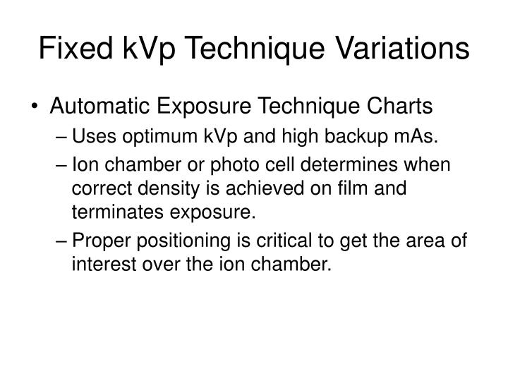 PPT - Chapter 19 & 20 Image Quality & Techniques PowerPoint ...