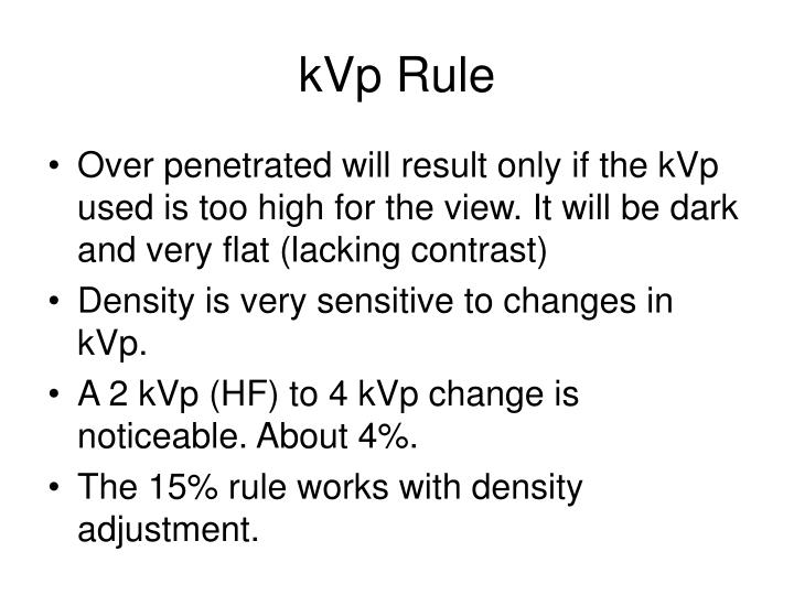 PPT - Chapter 19 & 20 Image Quality & Techniques PowerPoint ...