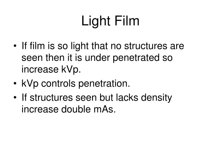 PPT - Chapter 19 & 20 Image Quality & Techniques PowerPoint ...