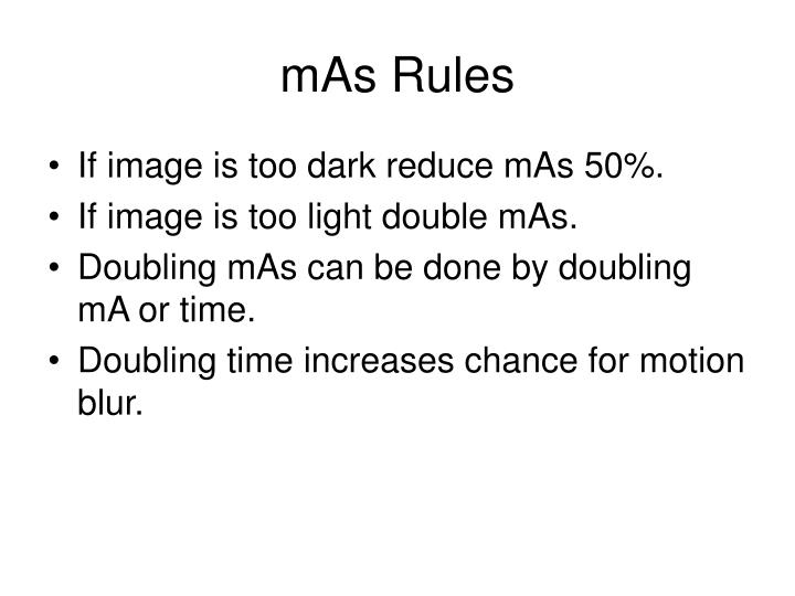 PPT - Chapter 19 & 20 Image Quality & Techniques PowerPoint ...