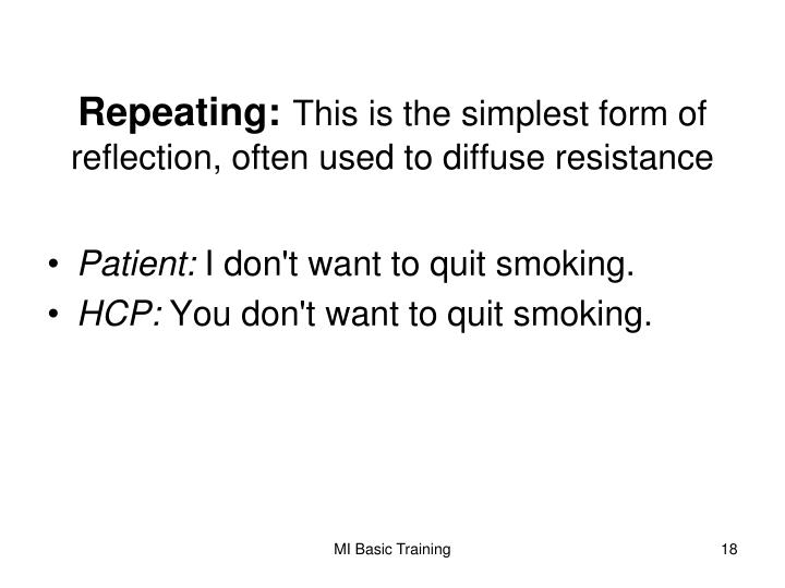 PPT - Motivational Interviewing: Basic Training PowerPoint Presentation ...