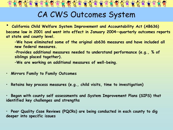 PPT - California’s Child Welfare System: Using Data from CWS/CMS ...