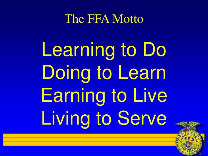 PPT - FFA Basics PowerPoint Presentation - ID:299590