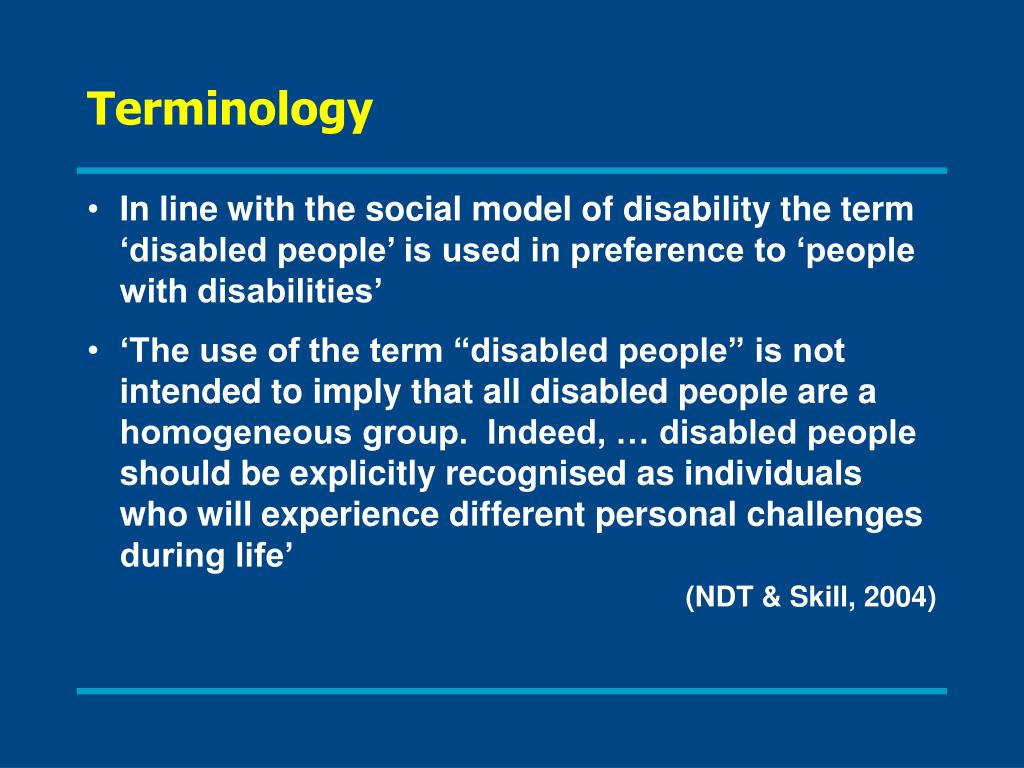 PPT - Disability? What Disability? Phil Gravestock (University of ...