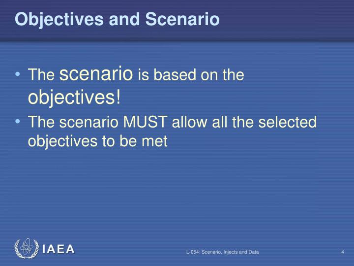 PPT - Scenario, Injects and Data PowerPoint Presentation - ID:299983