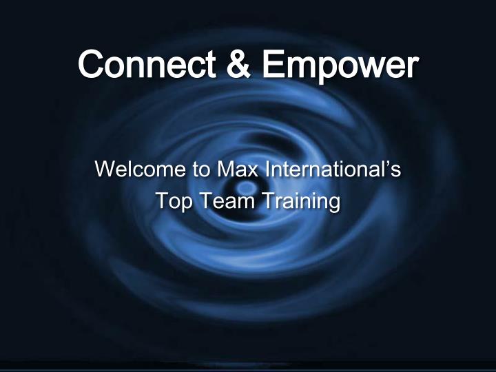 PPT - Connect & Empower PowerPoint Presentation, free download - ID:300597
