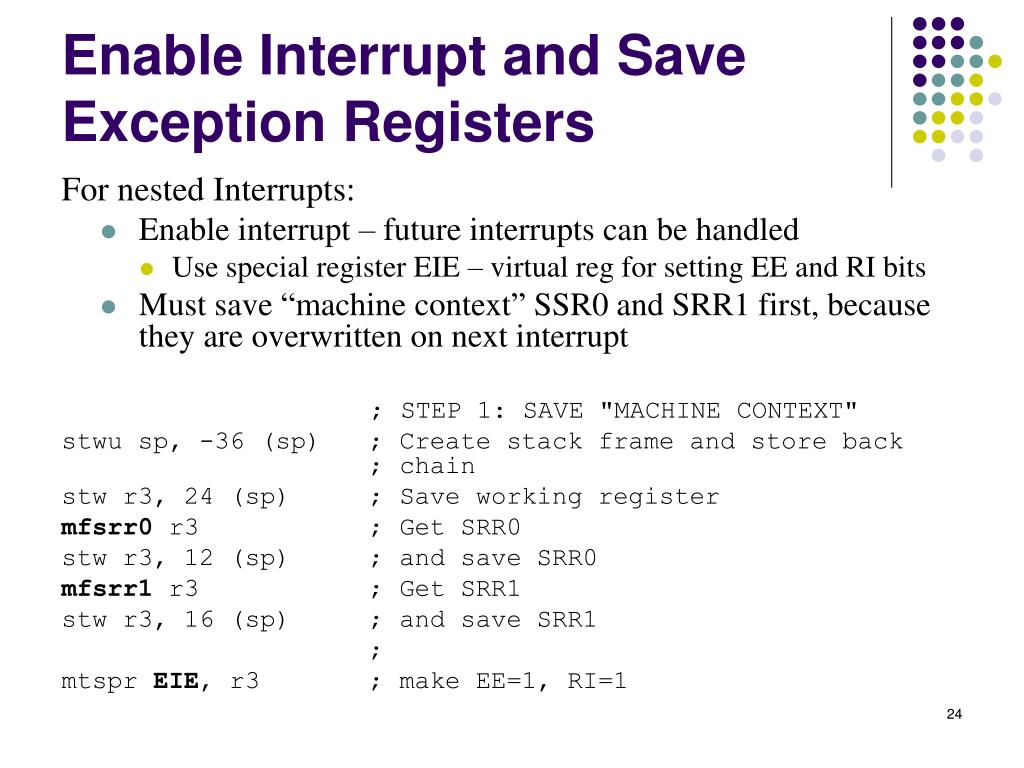 PPT - Lecture 10 MPC 555 Interrupt PowerPoint Presentation, free ...