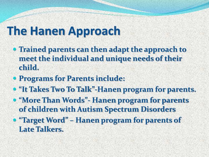 PPT - Treatments for Autism Spectrum Disorders PowerPoint Presentation ...