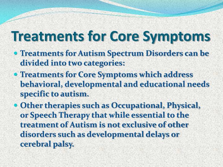 PPT - Treatments for Autism Spectrum Disorders PowerPoint Presentation ...