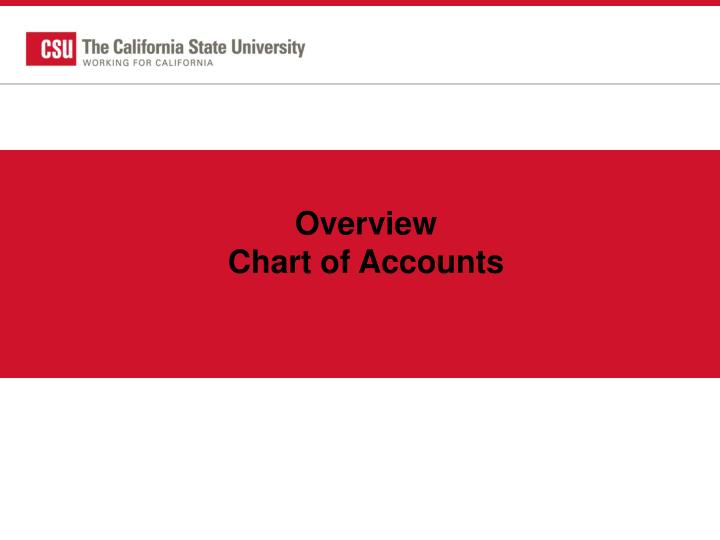PPT - Overview Chart of Accounts PowerPoint Presentation, free download ...